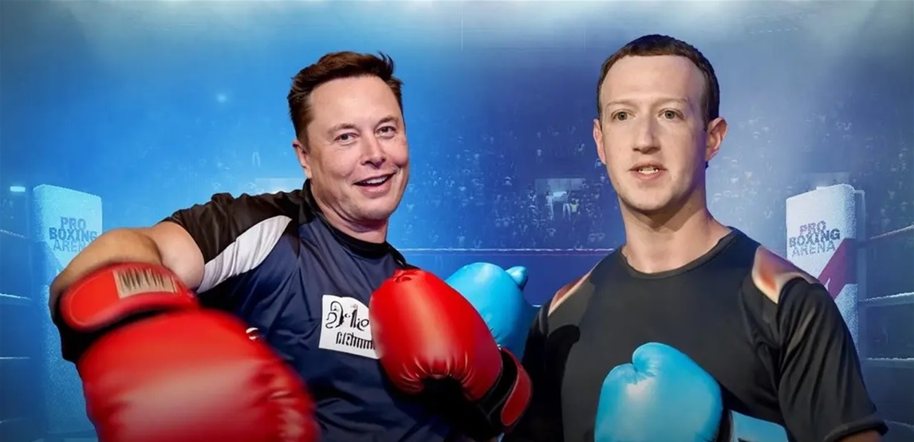 داخل الحلبة... نزال ملاكمة بين ماسك وزوكربيرغ!