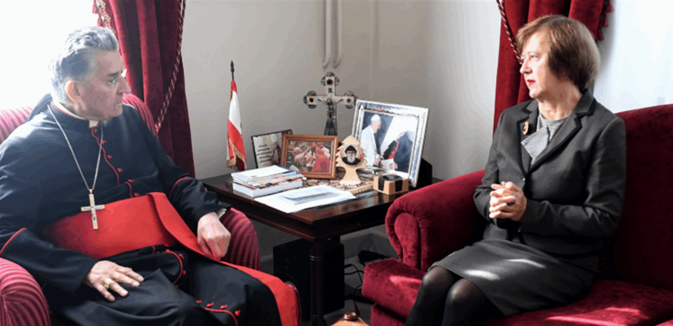البطريرك الراعي عرض الأوضاع مع زواره