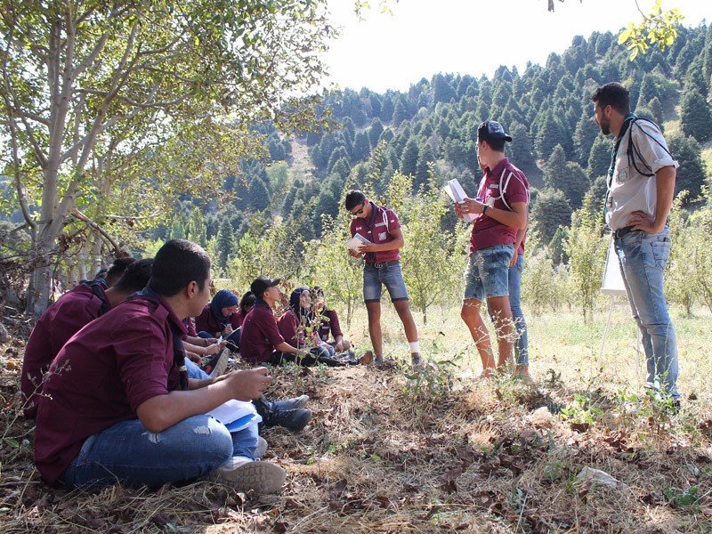 كشافة البيئة اختتمت مخيمها في سهل القموعة عكار